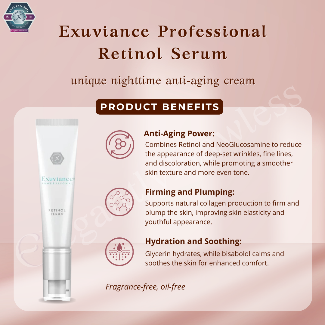 (LAST STOCK)) EXUVIANCE PROFESSIONAL Retinol Serum | 30ML(100% ...