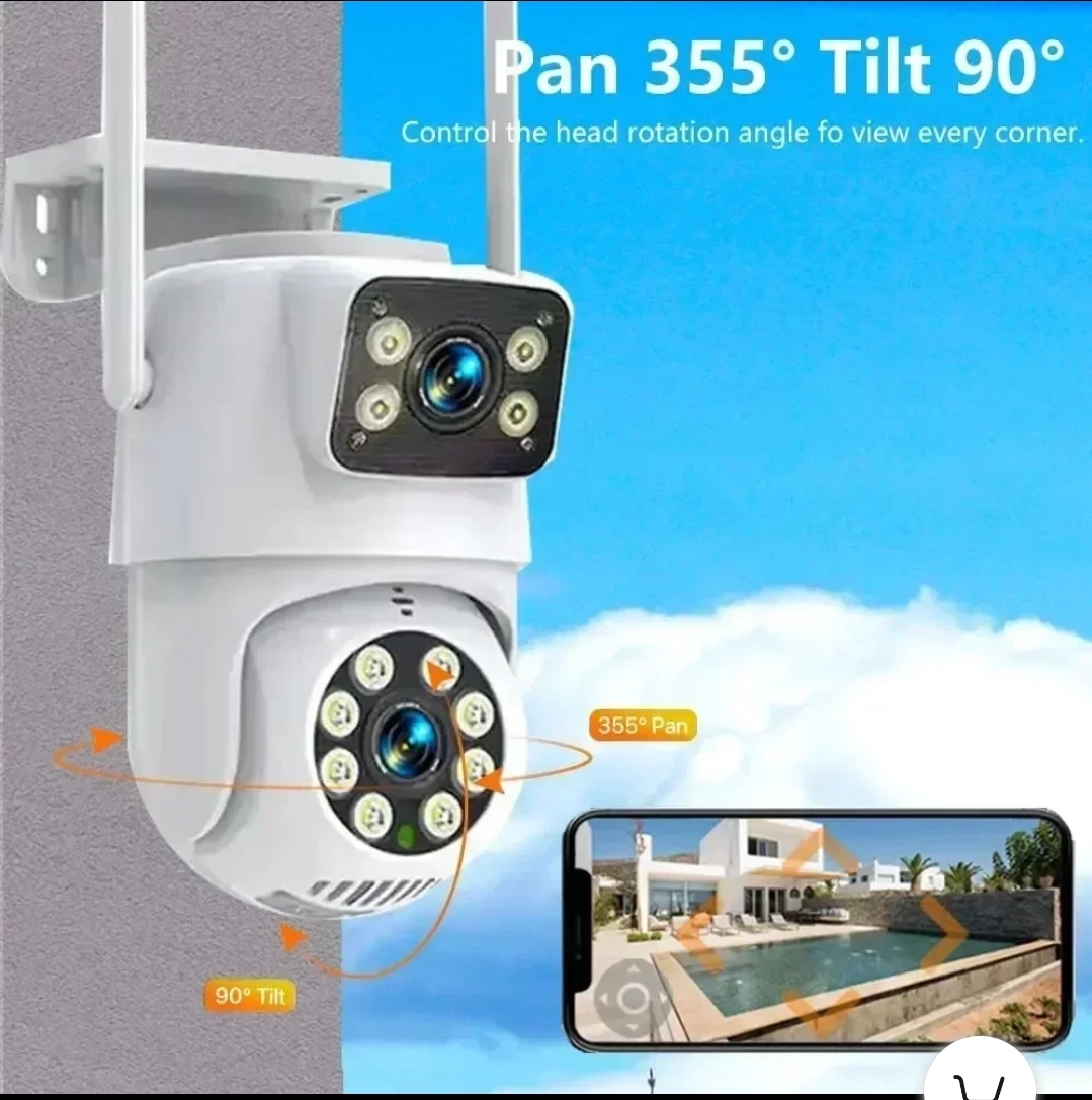 iPPro / Eseecloud Dual Lens Dual Screens 8MP 5K Ultra HD PTZ Wireless ...