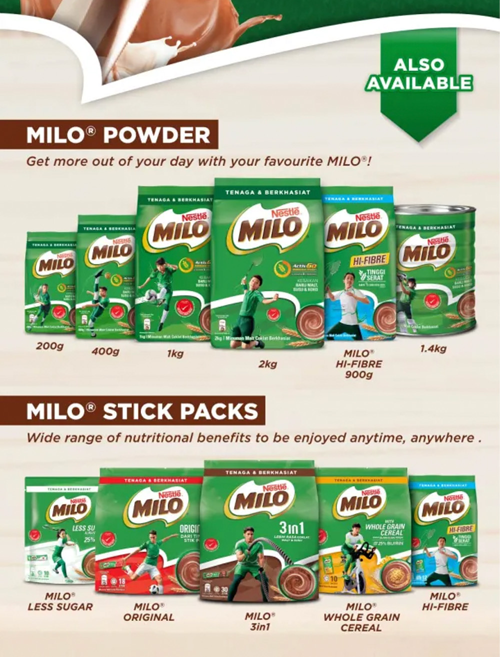 Nestle Milo 3 In 1 (14 Sticks x 33g) | Shopee Malaysia