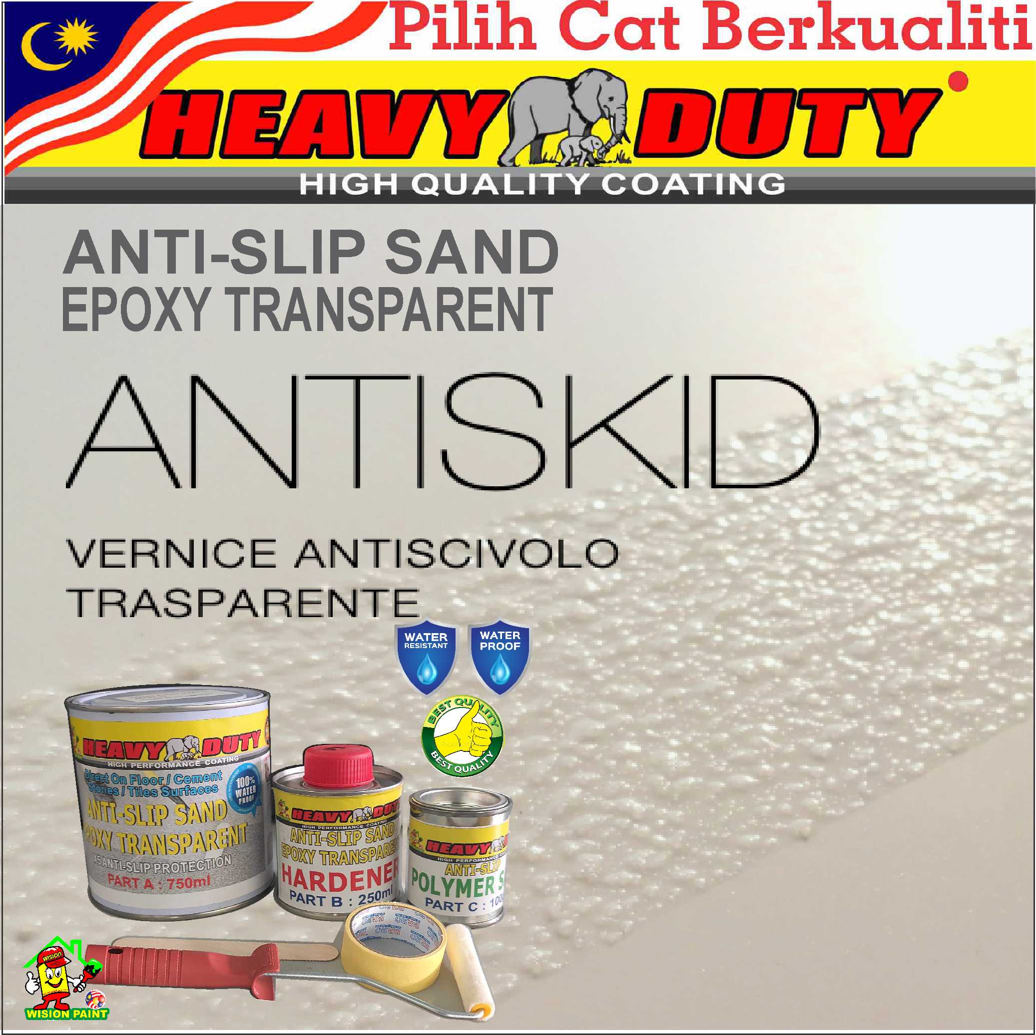 ( POLYMER SAND + 1L EPOXY TRANSPARENT SET FREE TOOL ) Waterproof ...