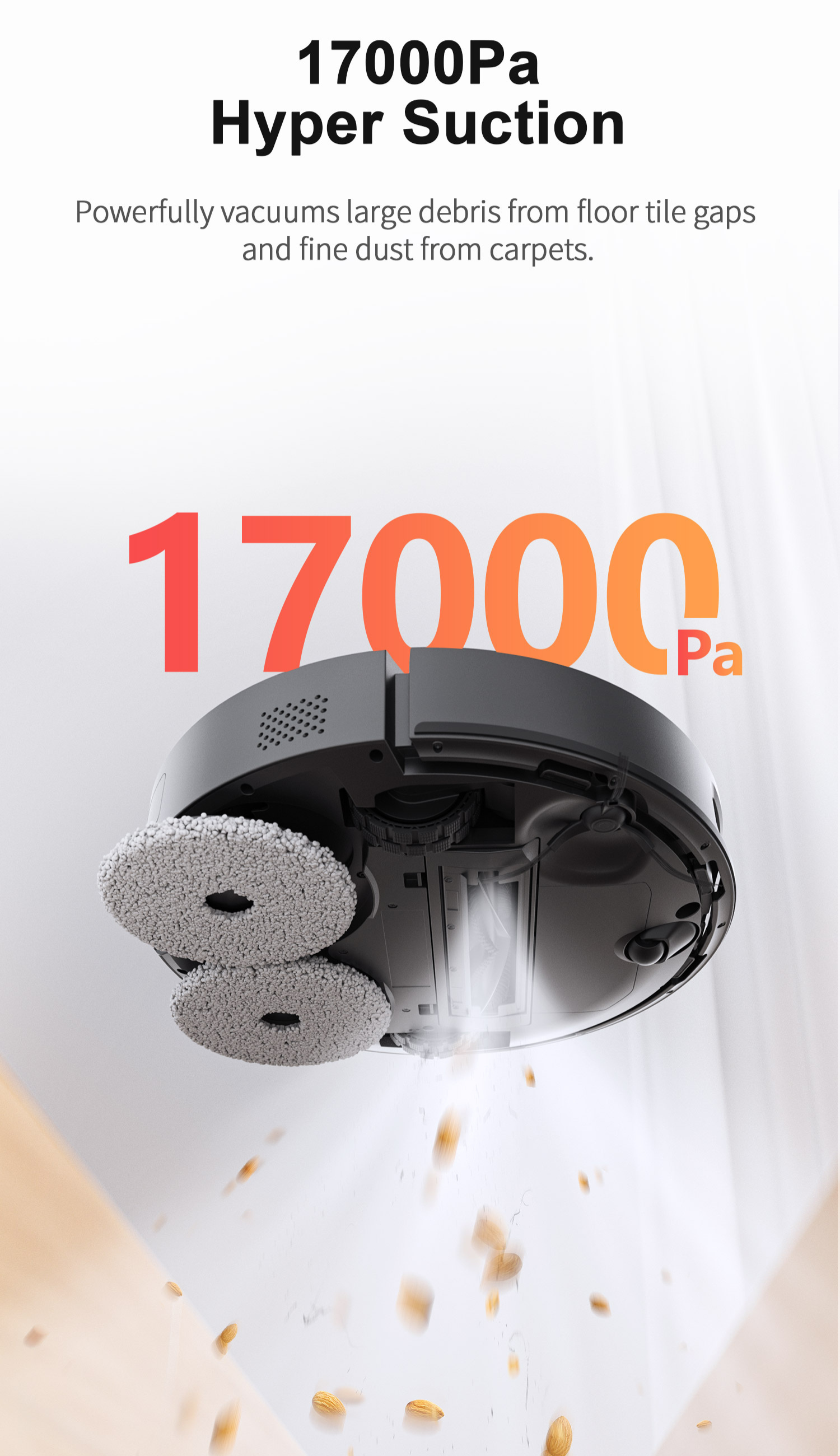 Airbot Robot Vacuum X40 Ultra | 17000Pa AirGPT AI-Powered Smart Robot ...
