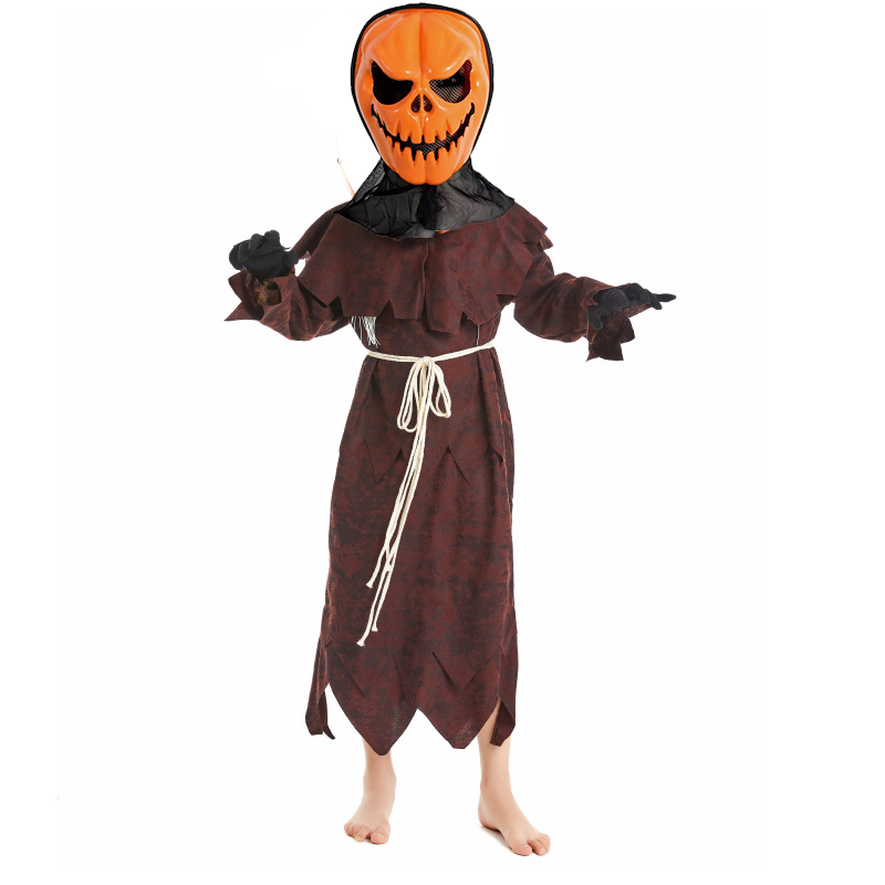 MYLITTLELASS Pumpkin Scarecrow Costume Zombie Murderer Joker Clown Boy ...