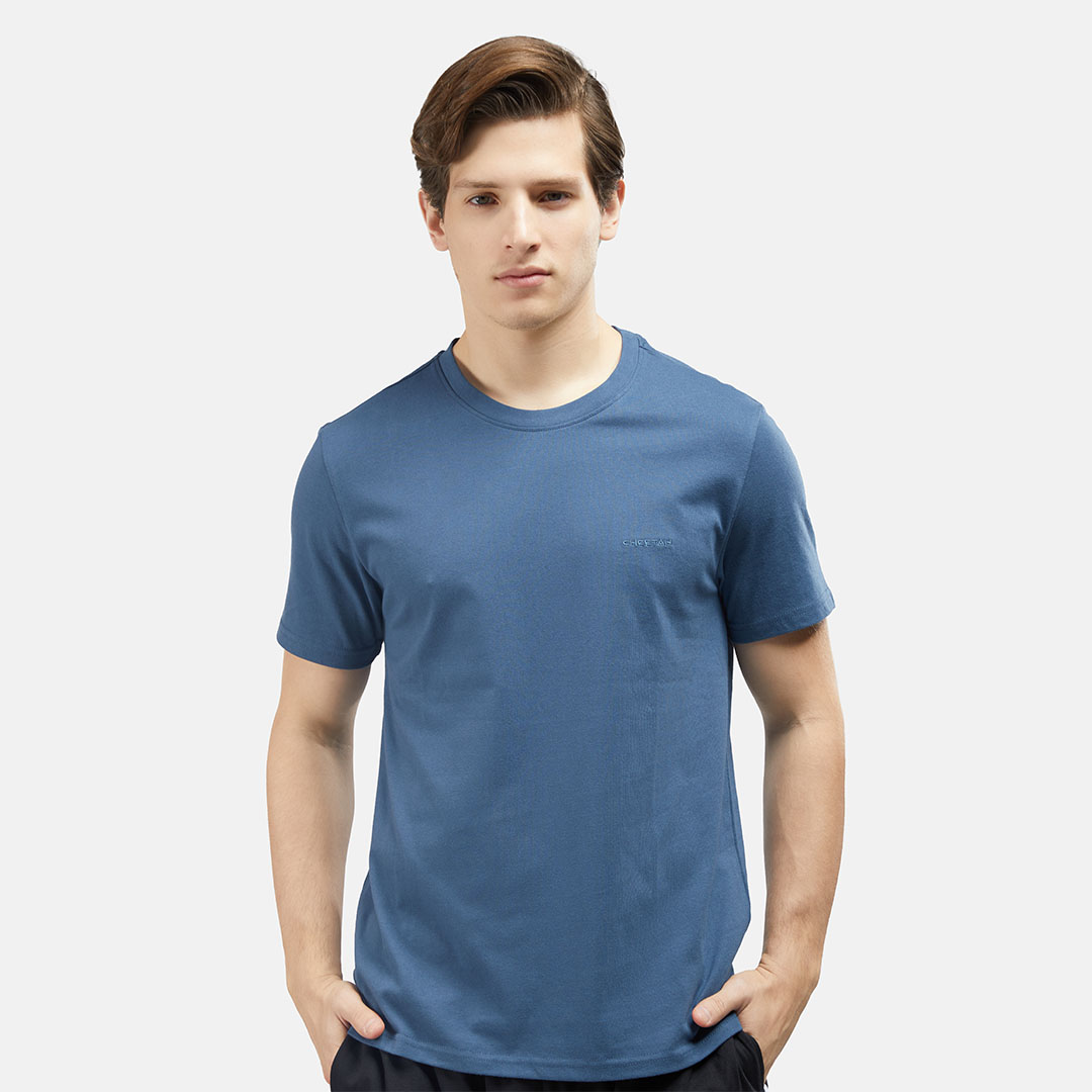 Cheetah Men Baju T-Shirt Lelaki Lengan Pendek Regular Fit Leher Bulat ...