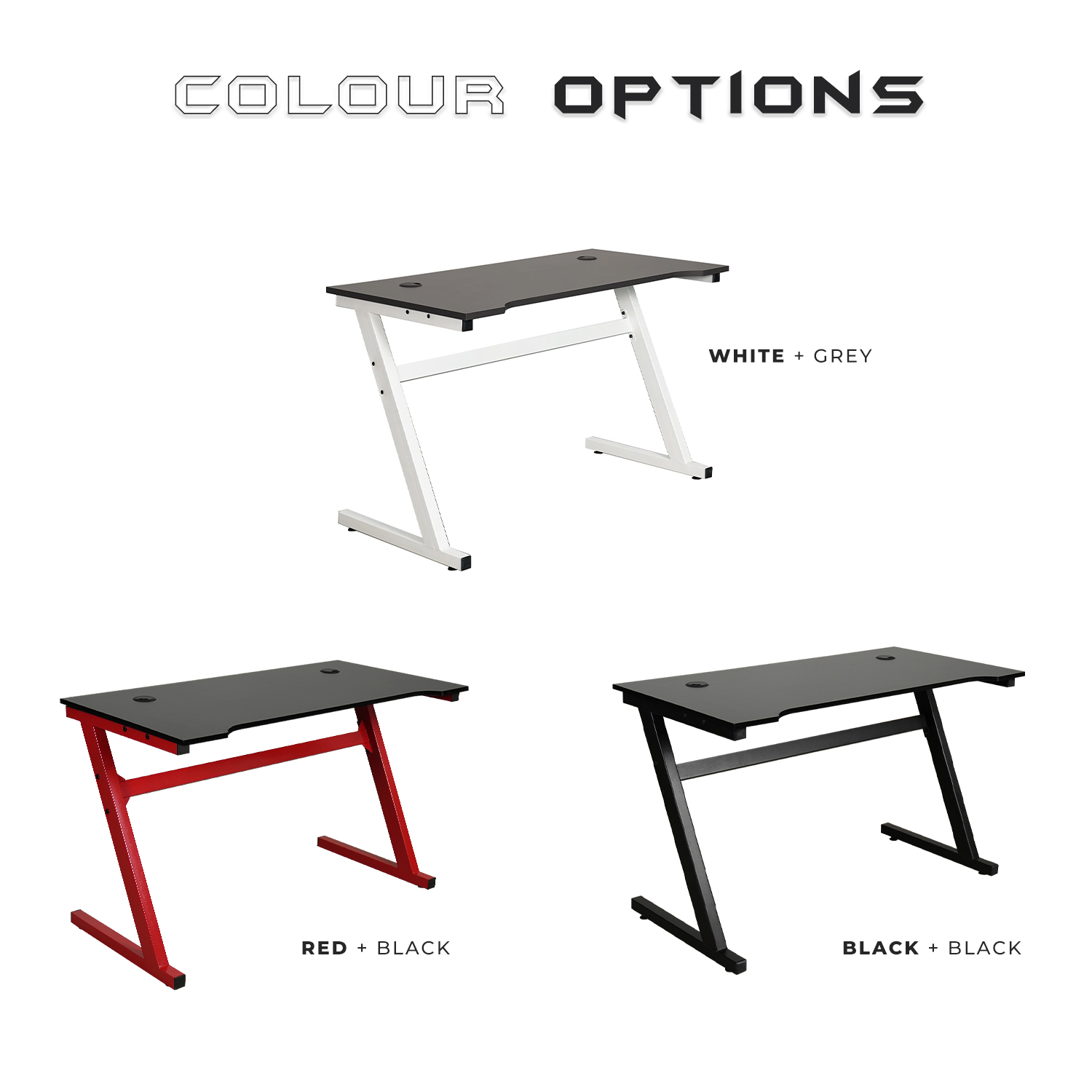 KitchenZ Melamine Gaming Table Gaming Desk Study Table Working Table ...