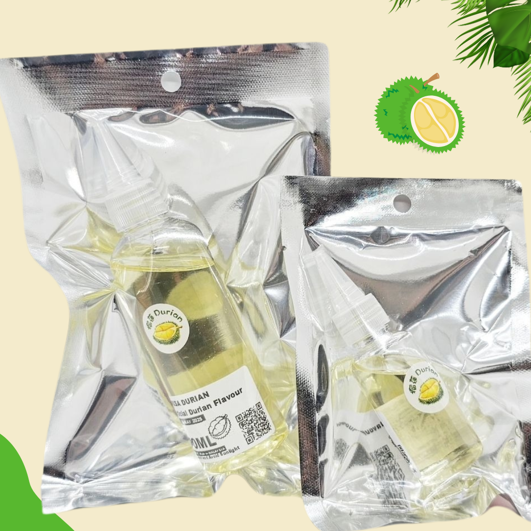Perisa Durian / Artificial Durian Flavour (30ml / 100ml) Ekstrak Durian ...