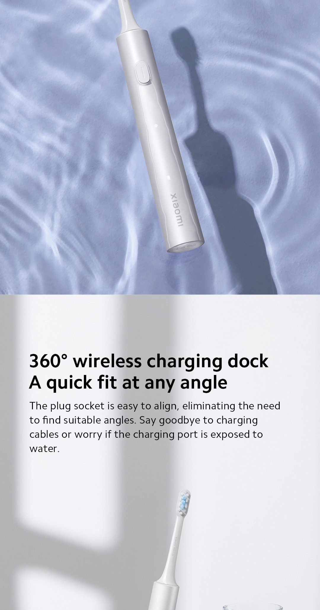 Xiaomi Electric Toothbrush T302 | 4 Cleaning Modes | IPX8 Fully ...