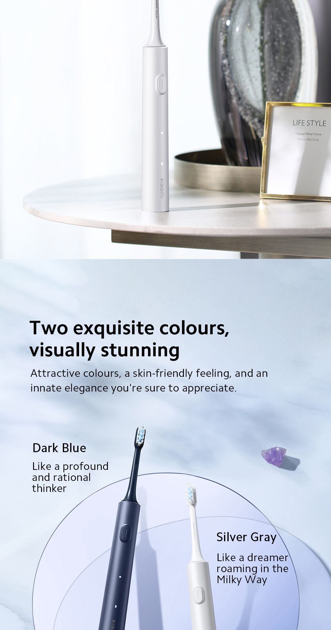 Xiaomi Electric Toothbrush T302 | 4 Cleaning Modes | IPX8 Fully ...