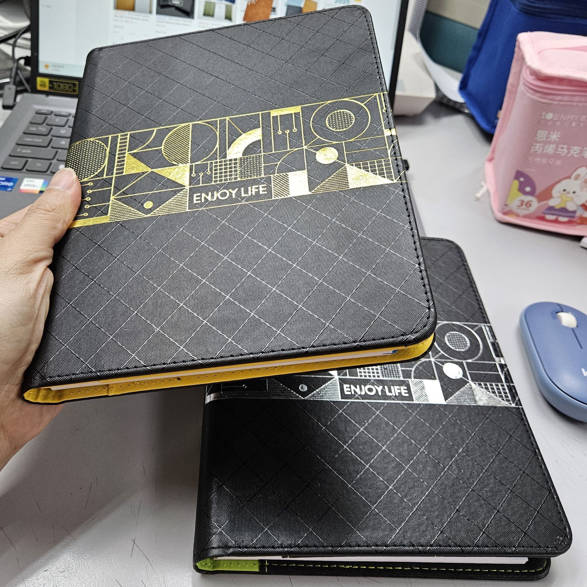 2025 Diary Planner A5 PU Leather W1003 Wire O Monthly Planner Notebook ...
