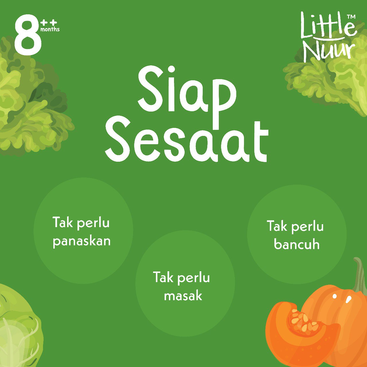 Little Nuur - Combo Baby Food Puree Buah Bubur Berlauk Nasi Butir Laksa ...