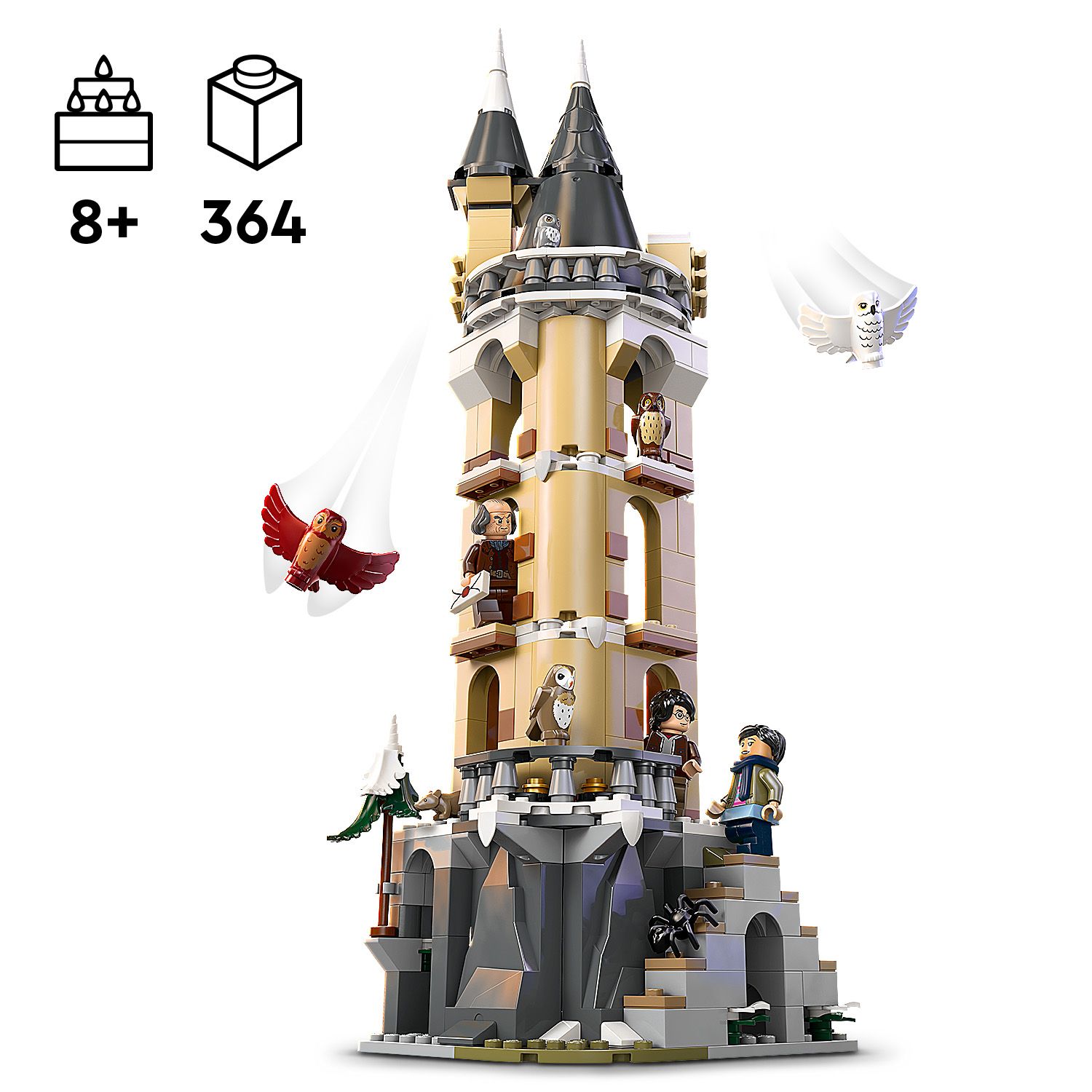 LEGO Harry Potter 76430 Hogwarts Castle Owlery (364 Pieces) | Shopee ...
