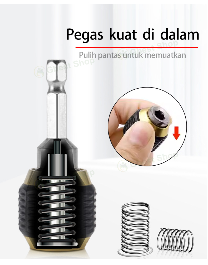 Drill Chuck Adapter Replacement Connector Key Screwdriver Impact Driver ...