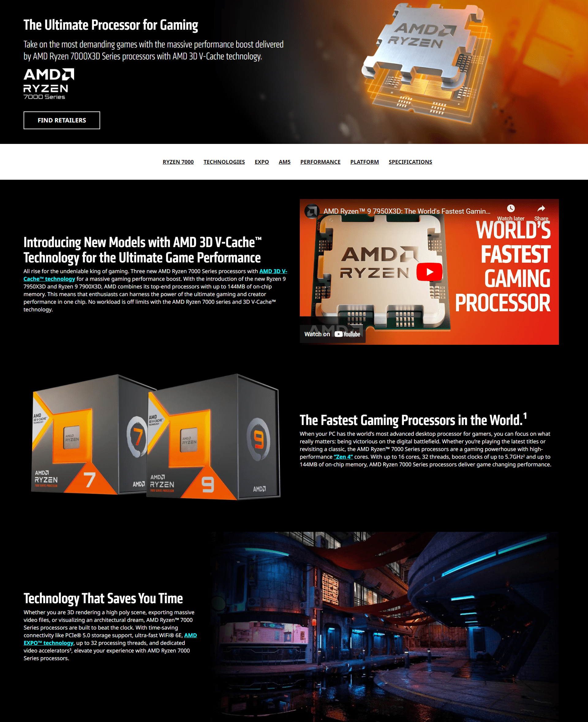 AMD Ryzen™ 7 7700X Desktop PC Processor [8 Core/16 Threads 4.5GHz/5 ...