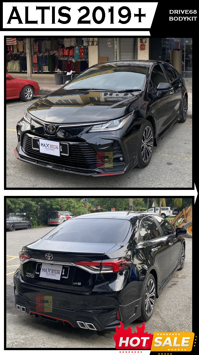 TOYOTA COROLLA ALTIS 2019 2020 2021 DRIVE68 D68 68 FULLSET BODYKIT ...