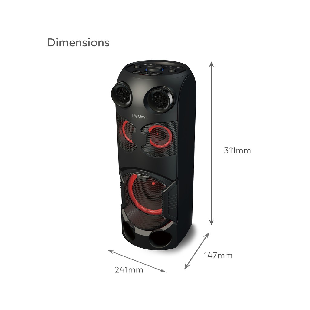 Vinnfier VF Tango Pro 5 WMB 2023 Version Portable Karaoke Bluetooth Speaker & Free 2 Wireless ...