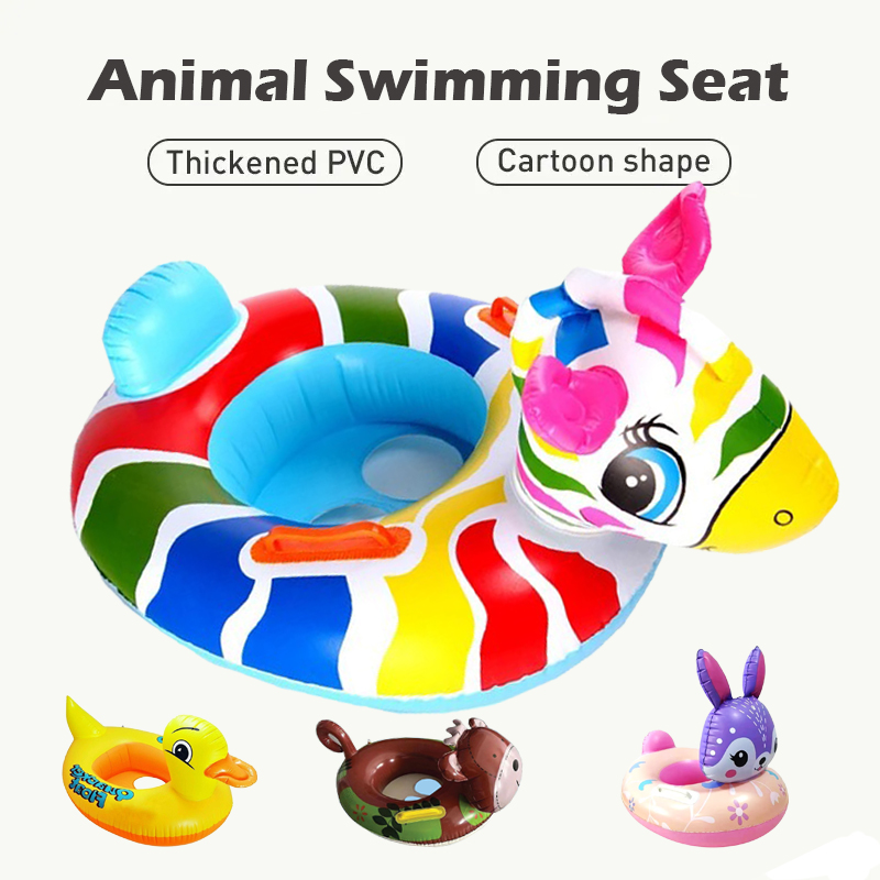 GOOGOO BIRD Cute Animal Design Inflatable Baby Cartoon Swimming Float ...