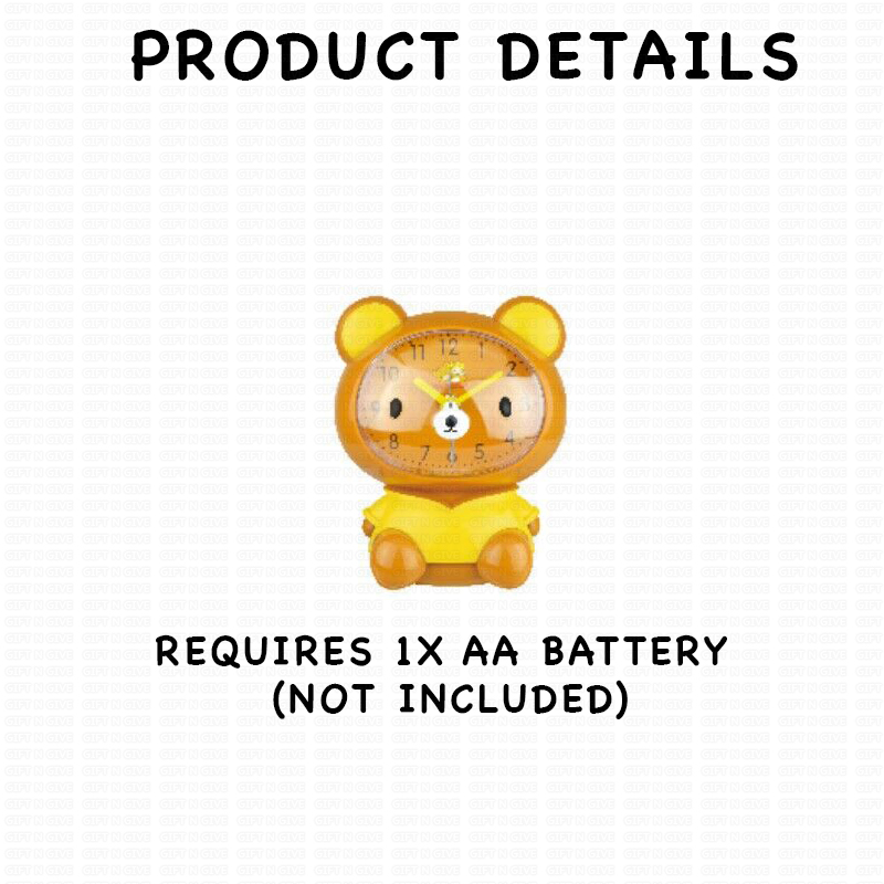 Cute Doraemon Rilakkuma Alarm Analog Clock Loud Sound | Shopee Malaysia