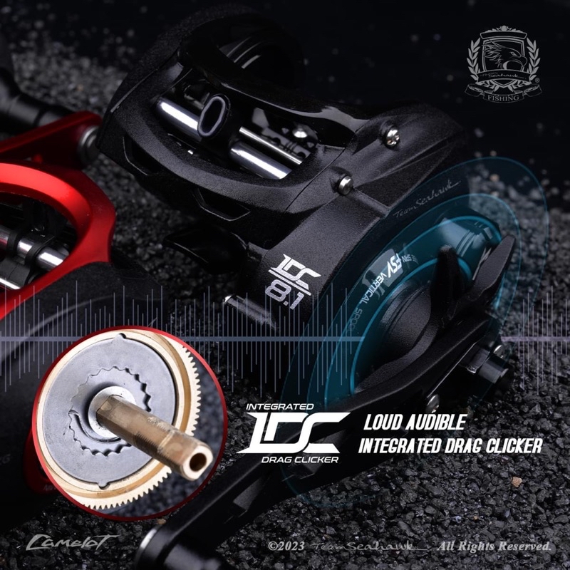 TEAM SEAHAWK CAMELOT JIGGING REEL | Shopee Malaysia