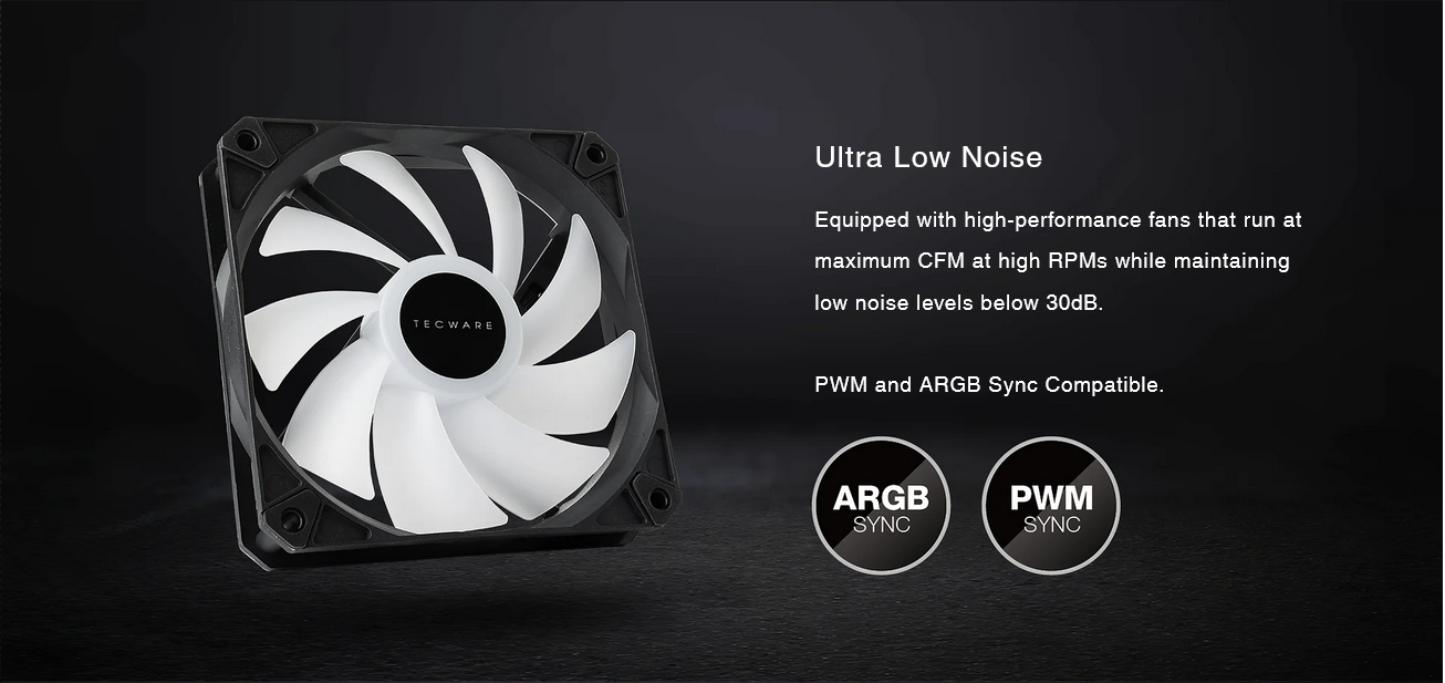 Tecware Eclipse 240 240mm & 360 360mm LCD Screen Liquid Cooler AIO ...