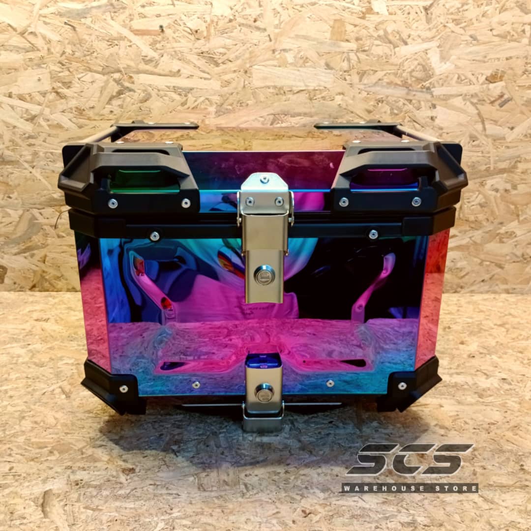 Top Box Aluminum Alloy 45L Rainbow Special Design MT09 KTM MT25 Versys ...