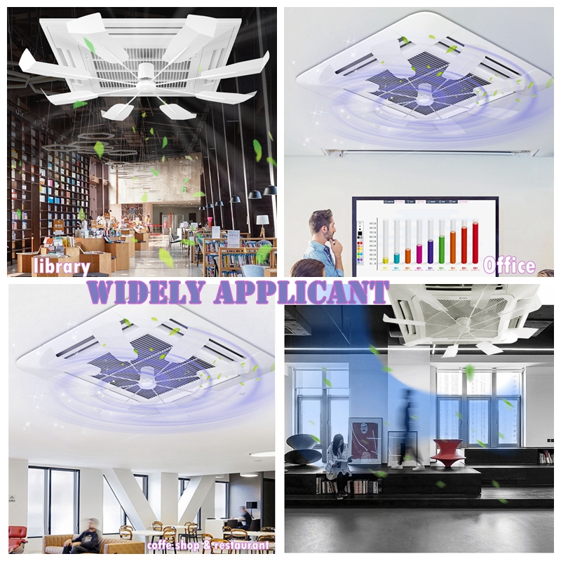 Cassette Aircon Wind Guide Fan Central Aircond Wind Guide Fan 360° Fast ...