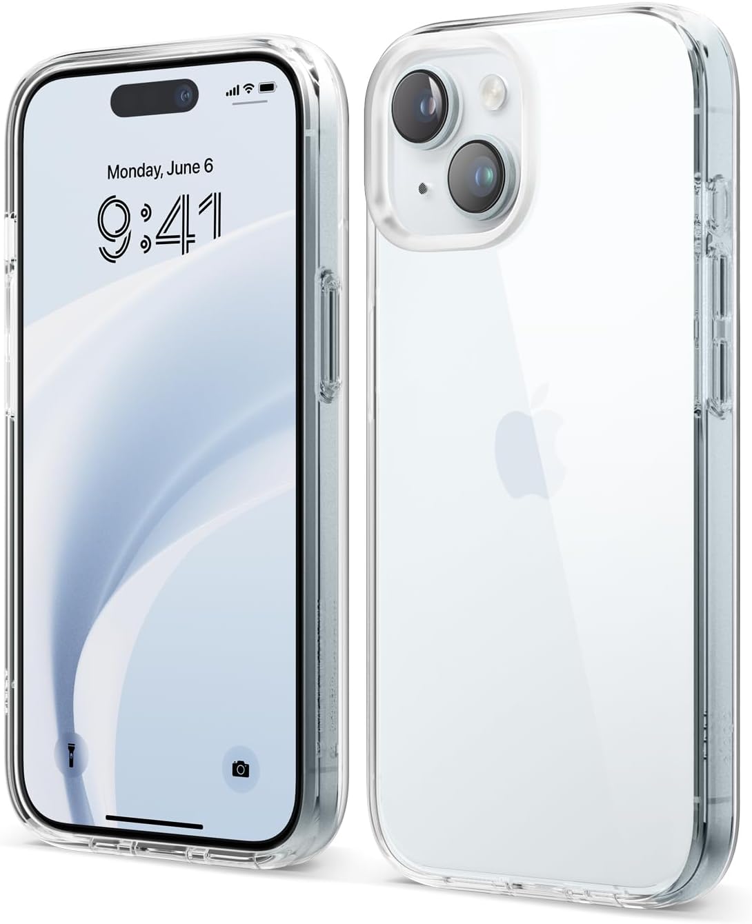 elago Clear Hybrid Case Compatible for All iP15 Series 15 Plus Pro Max polycarbonate TPU ...