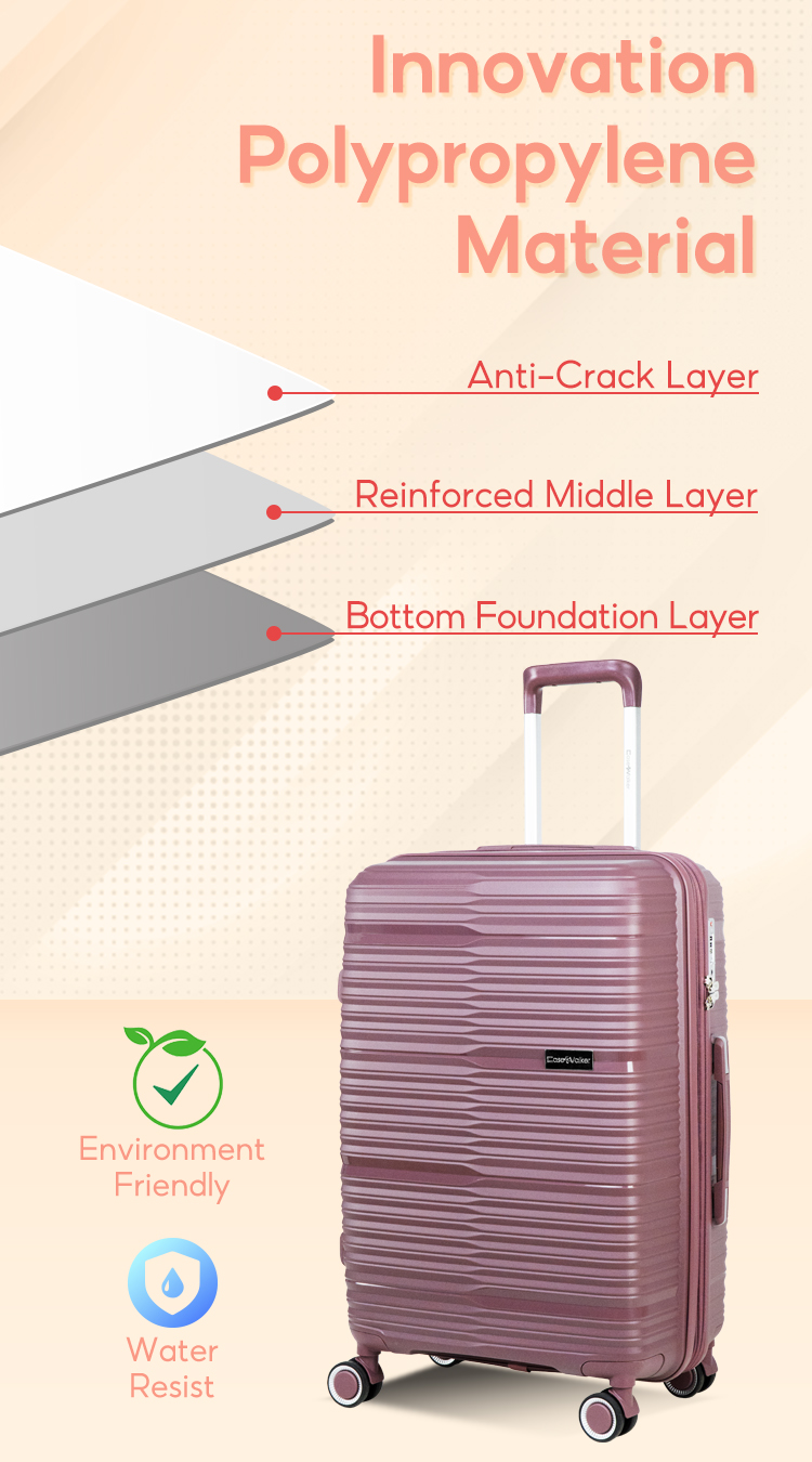 Case Valker Signature Thena 20" Unbreakable Polypropylene Suitcase ...