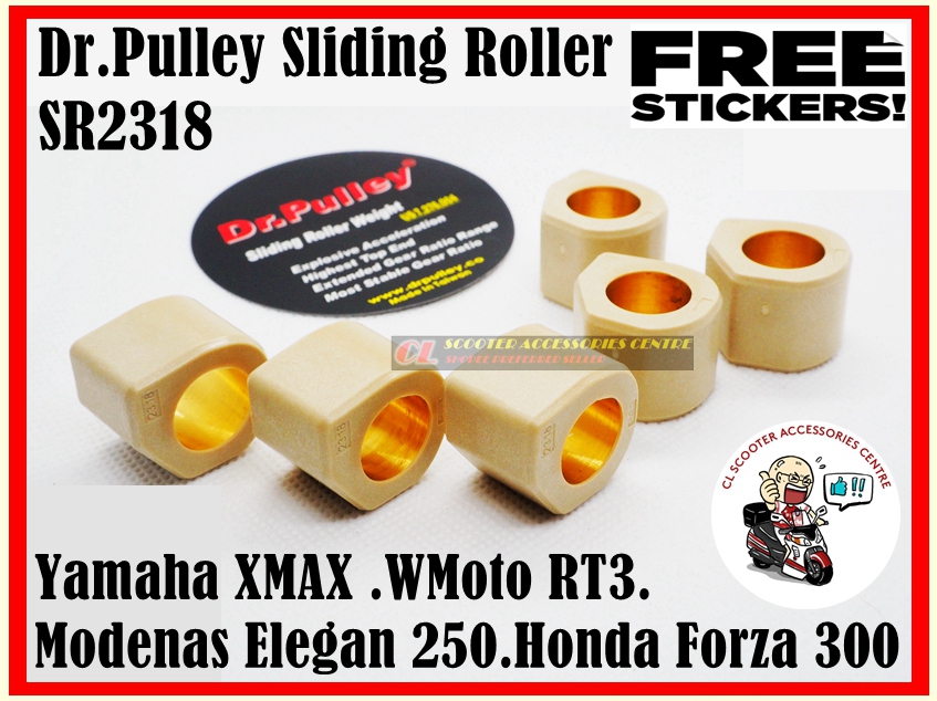 YAMAHA Pulley Roller YAMAHA XMAX Modenas Elegan 250 WMoto RT3 250 ...