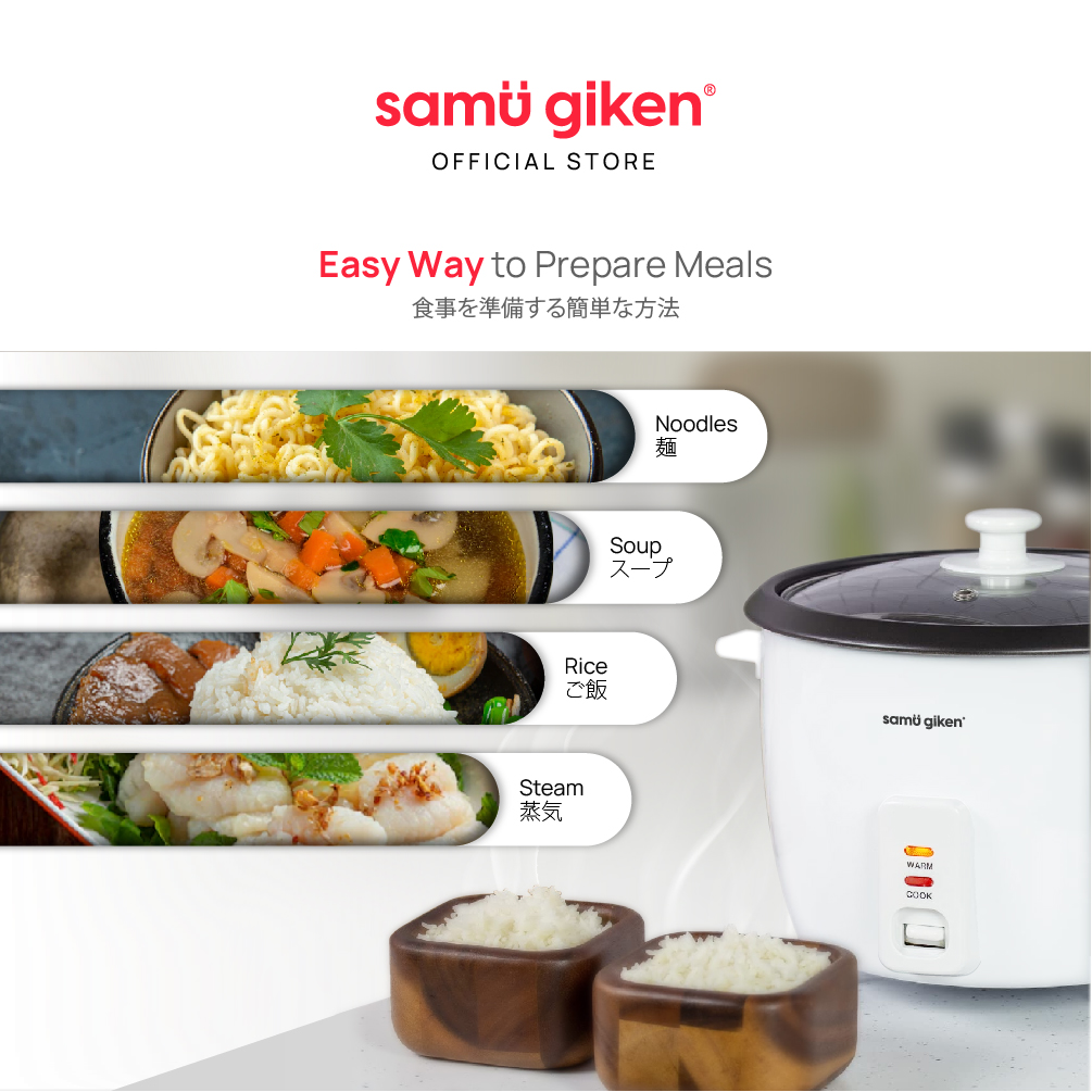 Samu Giken Rice Cooker(Steam Cage)1.8L | Periuk Nasi Elektrik(Rak ...