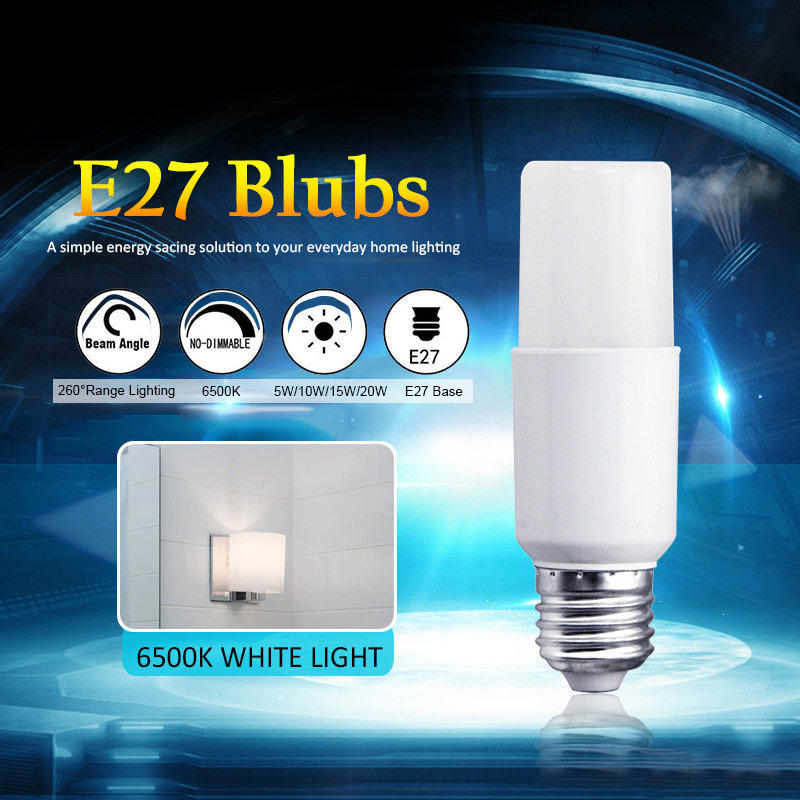 💡E27 LED Stick Bulb 5W 10W 15W 20W LED Light Bulb Energy-Saving Light Bulb LED Downlight Light ...