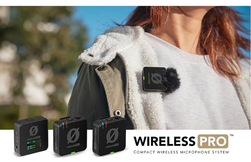 RODE Wireless PRO 2-Person Clip-On Wireless Microphone System with ...