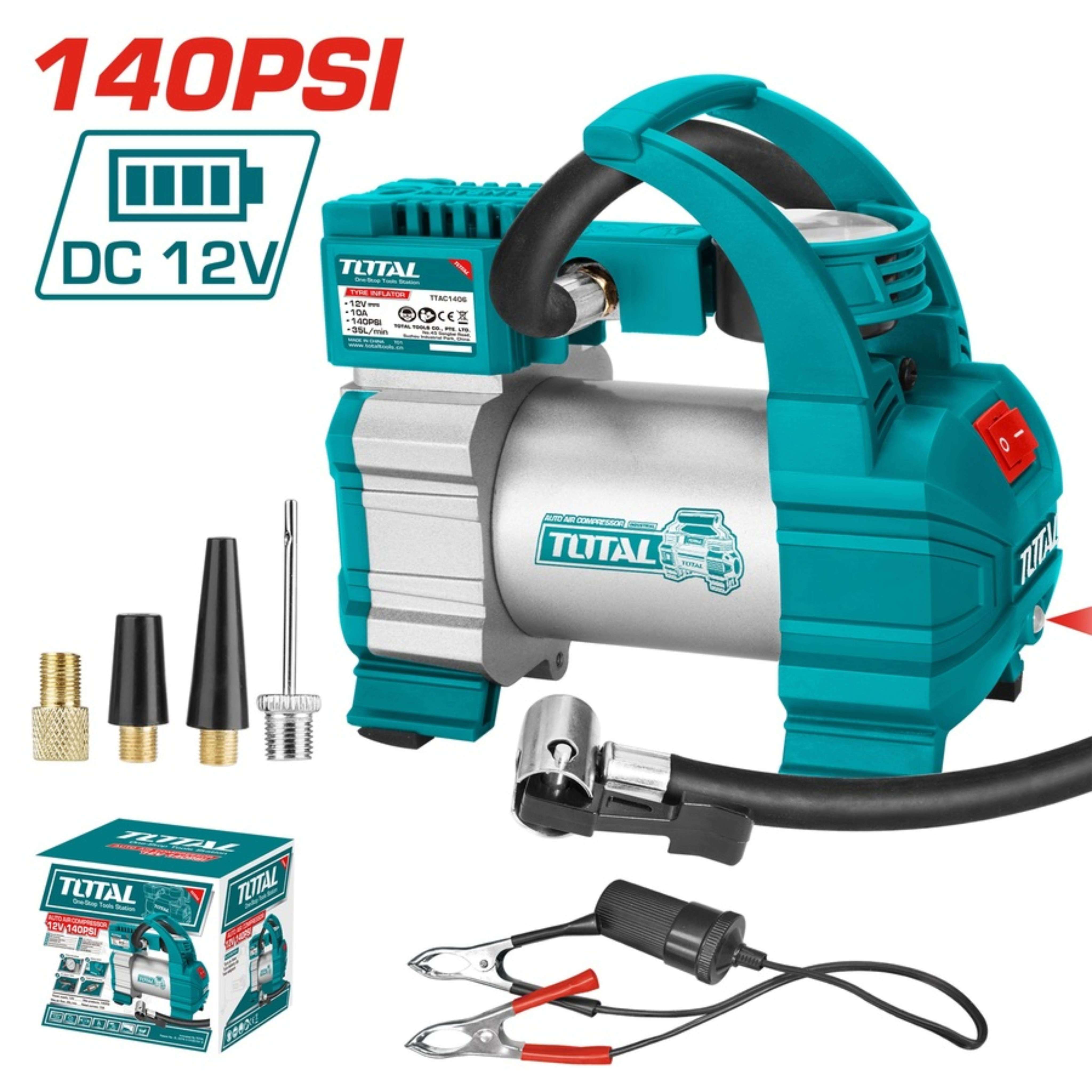 Total Auto Air Compressor TTAC1406 | Shopee Malaysia