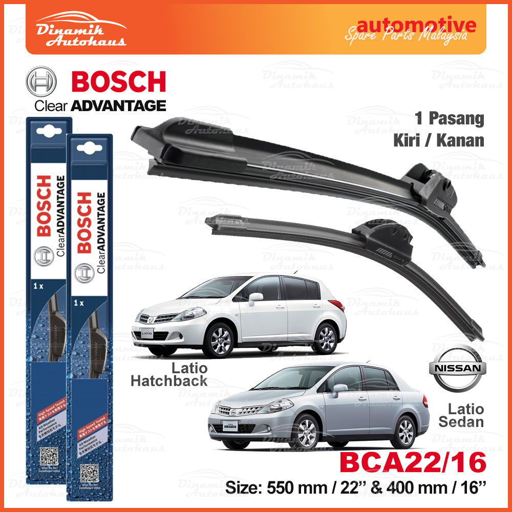 Nissan Latio Hatchback Sedan Car Front Windscreen Wiper Size 22" & 16 ...