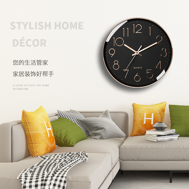 Simple Classic Design 29cm & 20Cm Diameter Wall Clock School Office ...