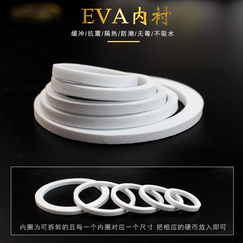 PCCB Adjustable Inner Pad Coin Capsule Coin Collection Accessories (1 ...