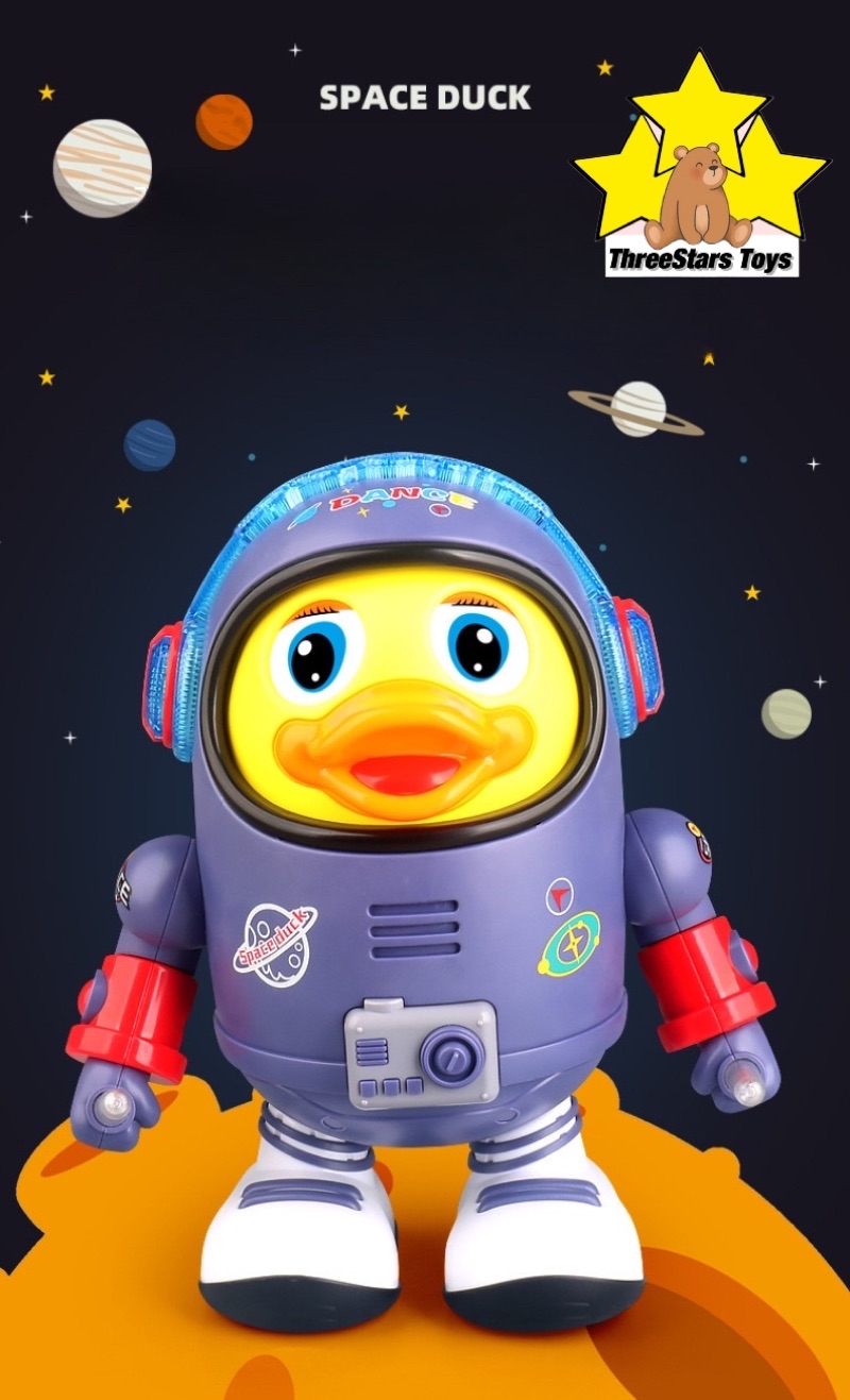 Dance Space Duck Robot Toys Electric Dancing Space Duck Swinging With ...
