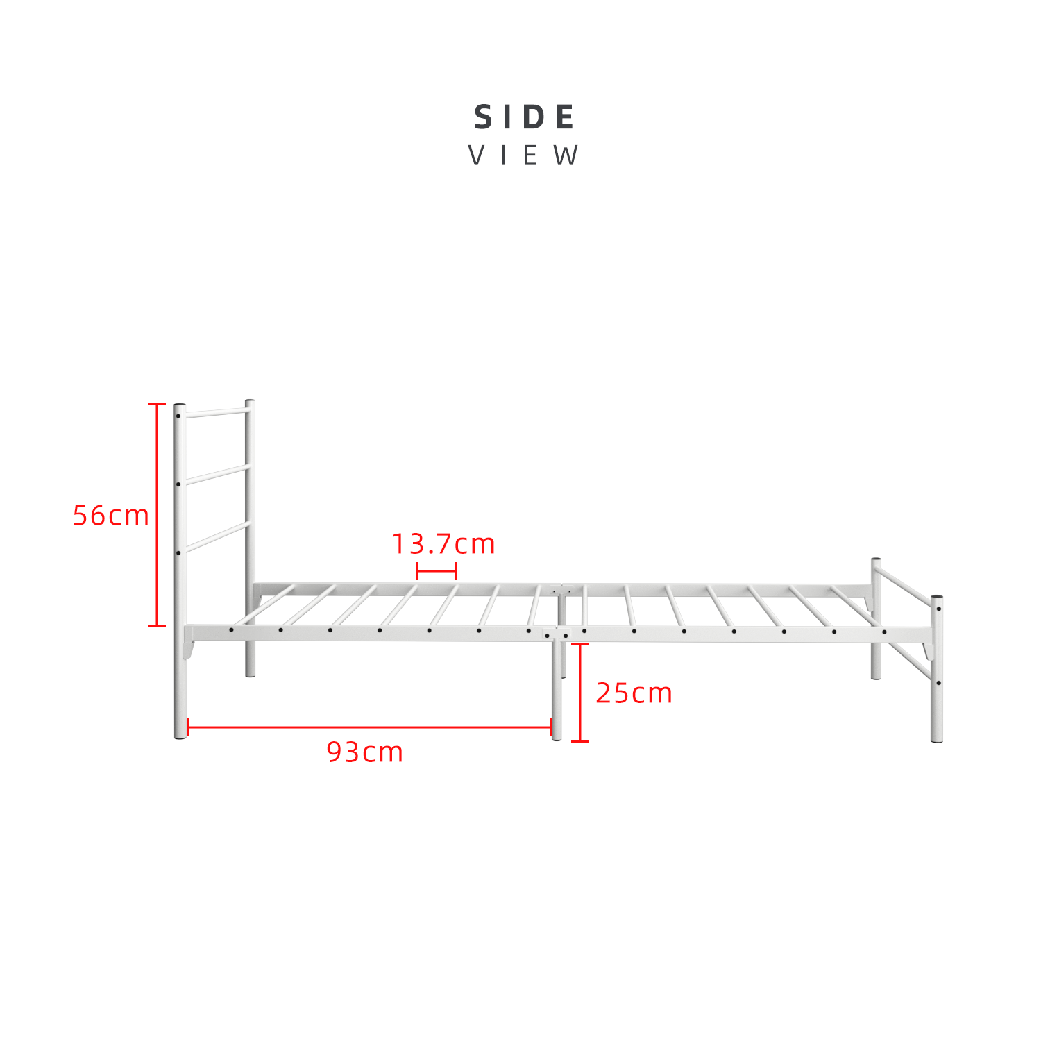 KitchenZ 3V Single Bed Frame Katil Besi Katil Kayu Katil Murah Powder ...