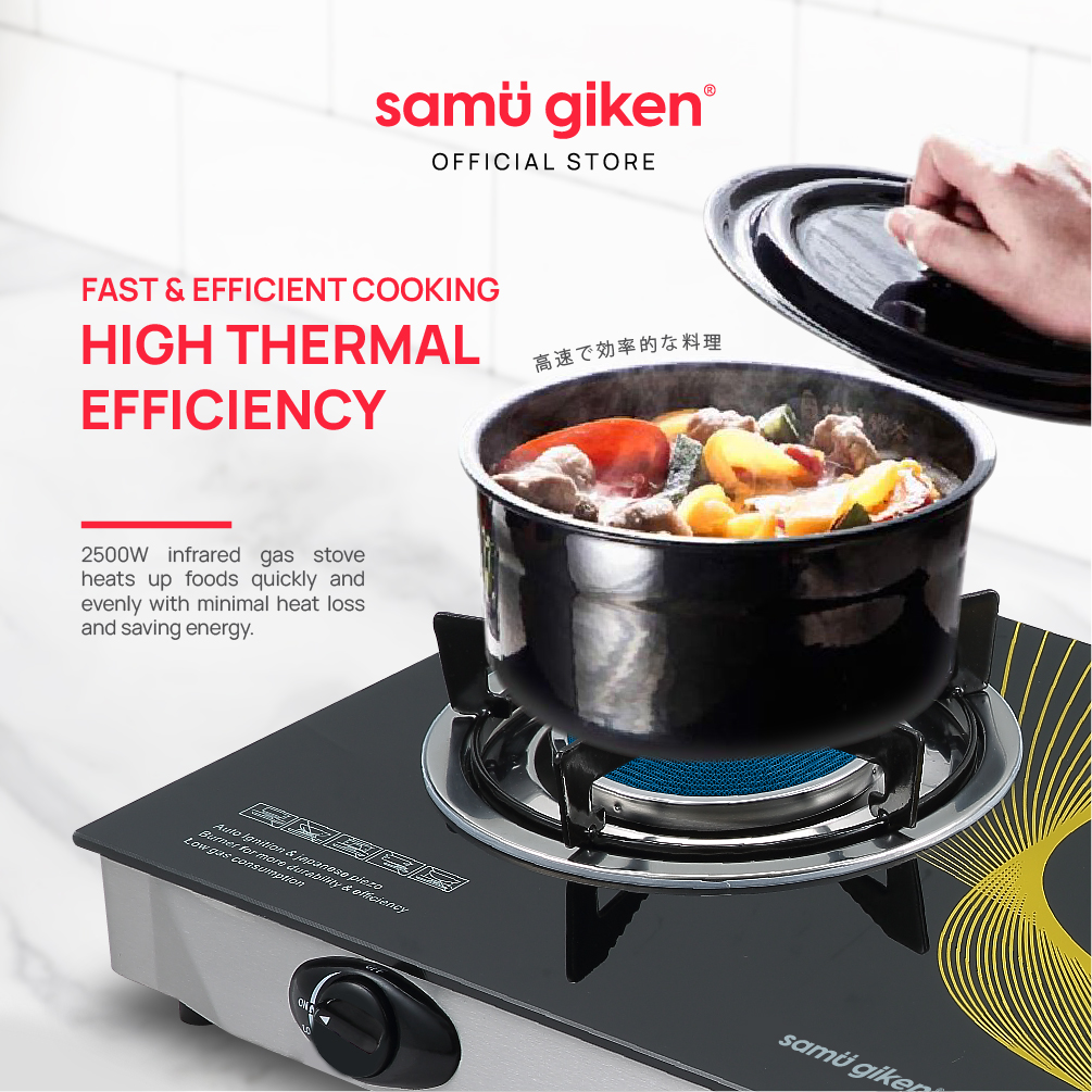 Samu Giken Gas Stove (Infrared) | Dapur Gas (InframerahModel:S2ITT(TG ...