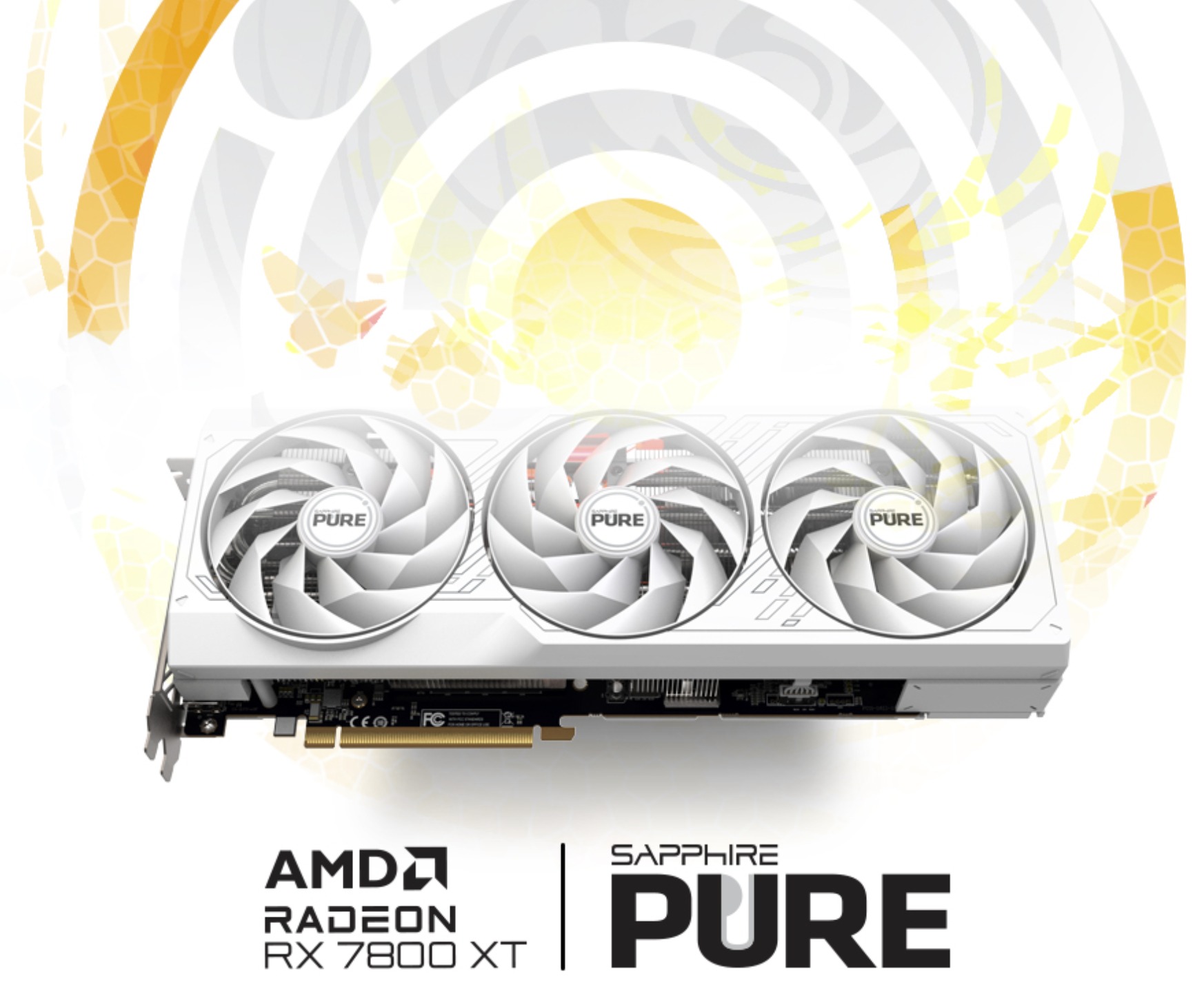 Sapphire PURE AMD Radeon RX 7800 XT Gaming OC 16GB GDDR6 Graphic Card ...