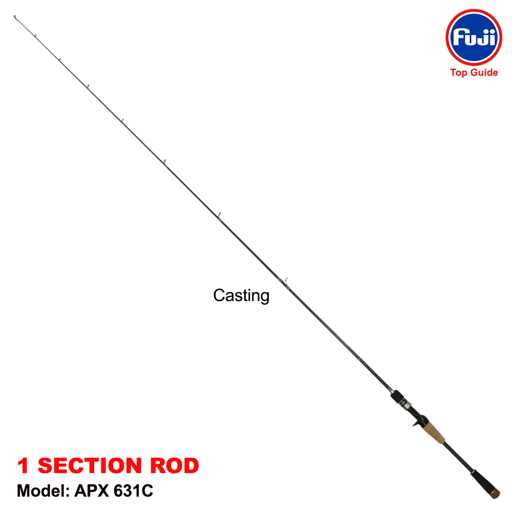 Ajiking Pro X APX Casting Spinning Fishing Rod 5kg Max Load Fuji Top Guide (5'0"ft-6'6ft ...
