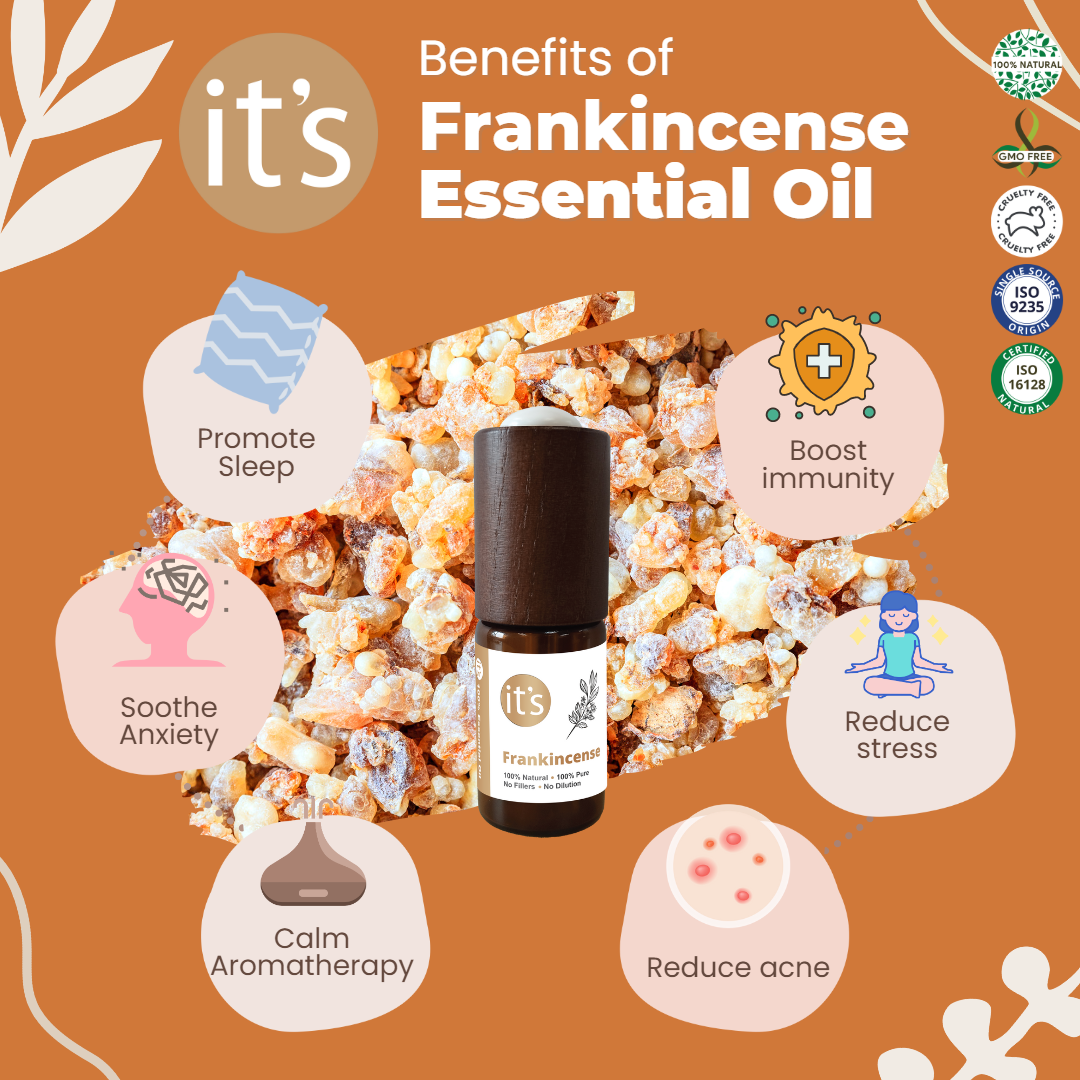 it's Essential Oil 100% Pure Frankincense - 100% Natural/Single Origin ...