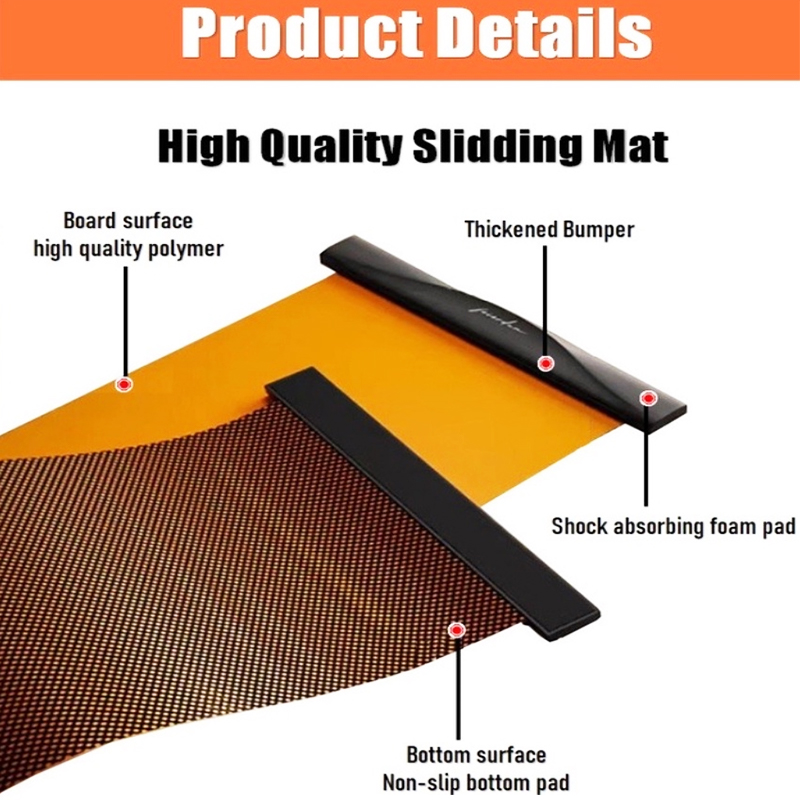 (Ready Stock)Sports Fitness Sliding Board Yoga Sliding Mat Glide Mat ...