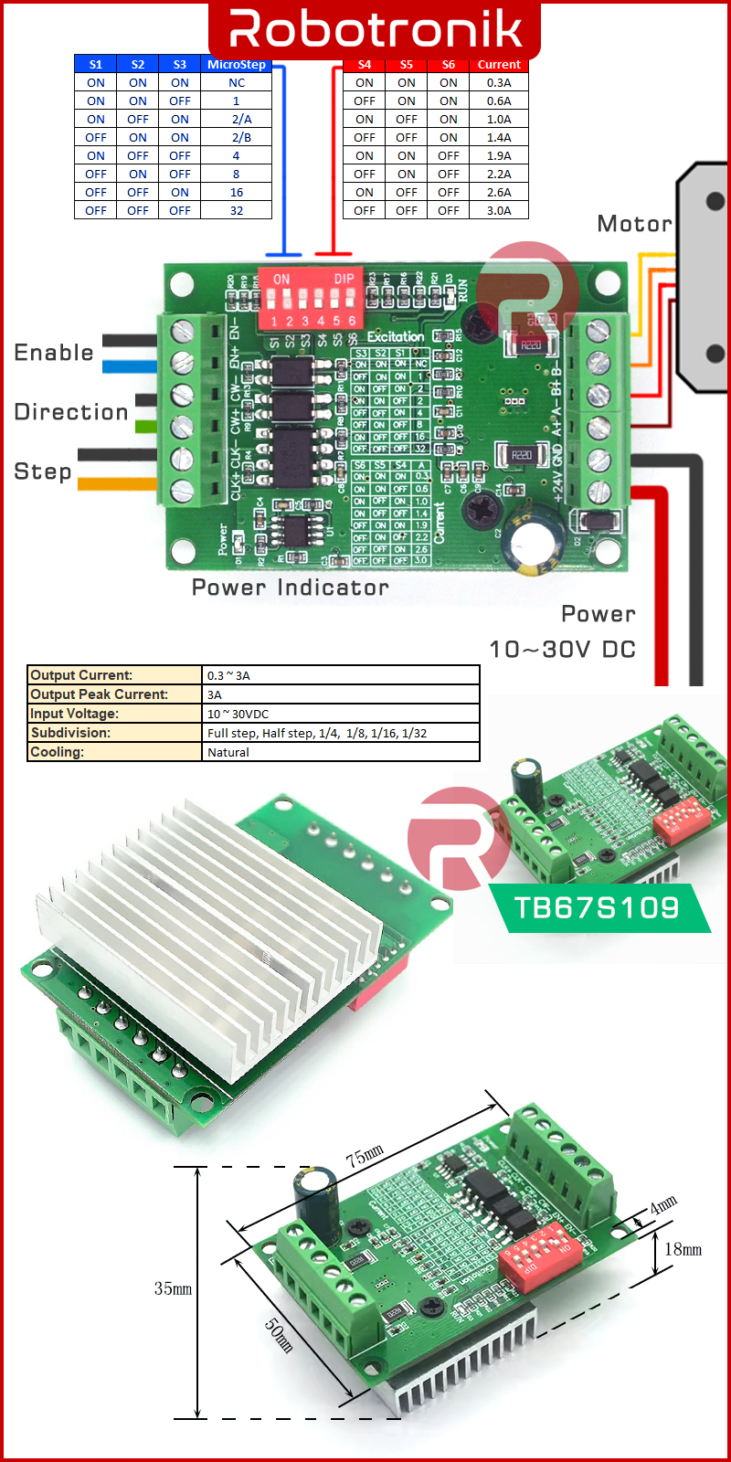 Stepper Motor Driver - DM 542 556 860H TB67S109 TB 6560 6600 | Shopee Malaysia