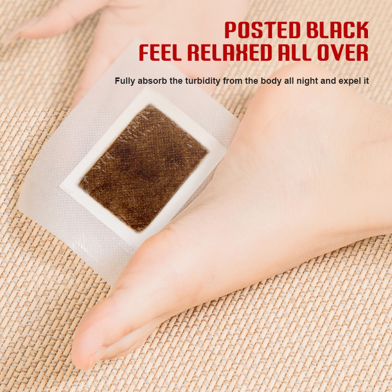 老北京艾草足贴一盒50片 Lao Beijing Foot Patch Wormwood Detox Foot Patch Natural ...