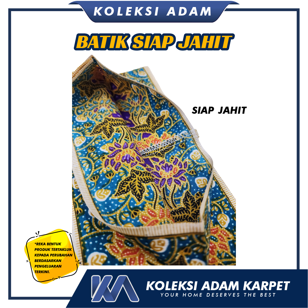 Kain Batik Halus Terengganu TRG Asli (Warna Random) Batik Siap Jahit ...
