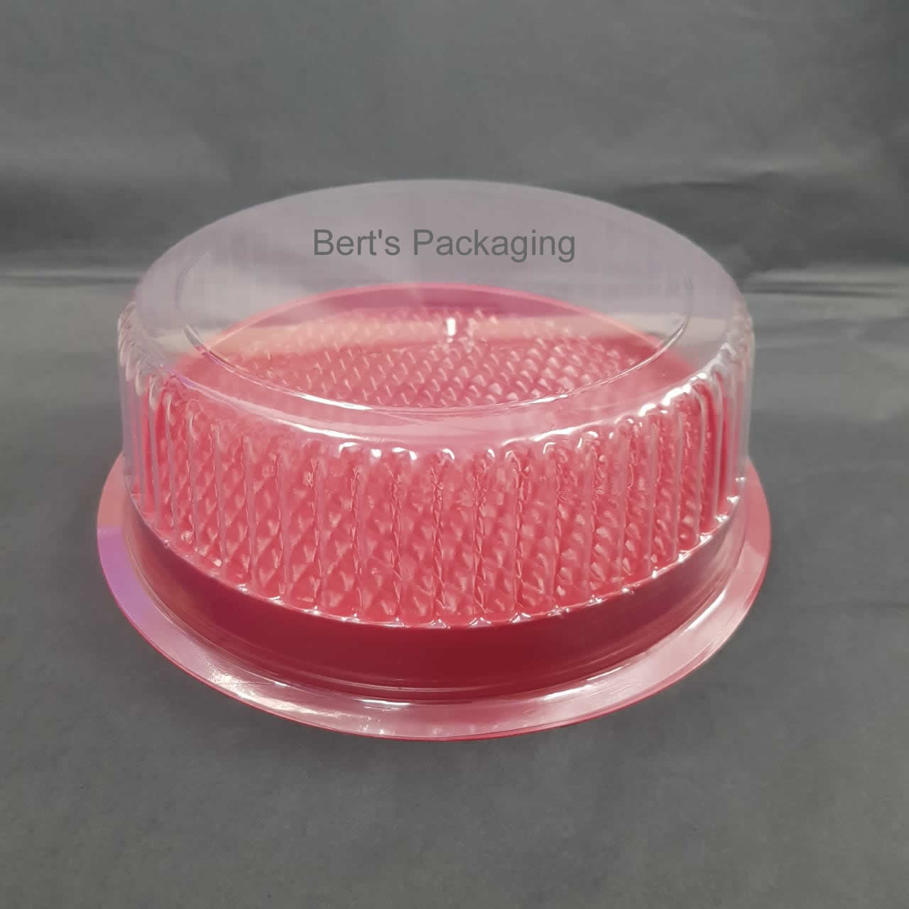 (Exclusive) 7" Round Cake Tray with Lid 25pcs / Bekas Kek Bulat 7" / 7 inch Cheese Cake Box ...