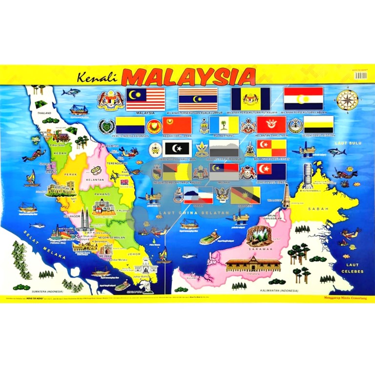 CARTA EDUCATIONAL POSTER BELAJAR HURUF JAWI,SUKU KATA,WARNA,BUNGA ...