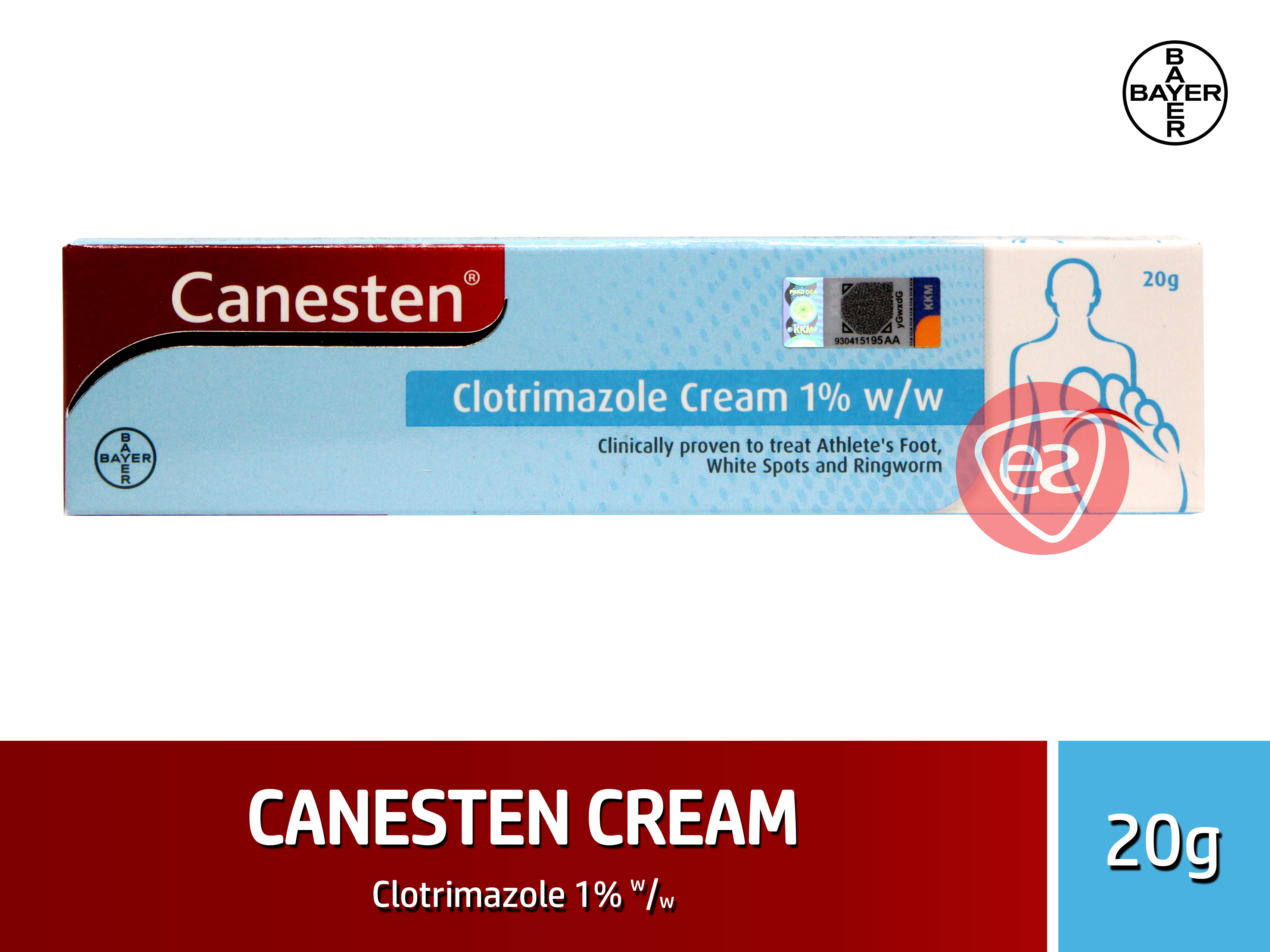 Canesten Clotrimazole 1% w/w Cream (5g / 20g) / Canesten V Cream 10g ...