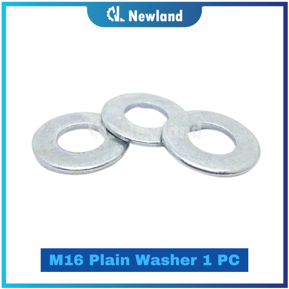 Newland M16 Fine Thread Bolt and Nuts / Plain Washer / Spring Washer ...