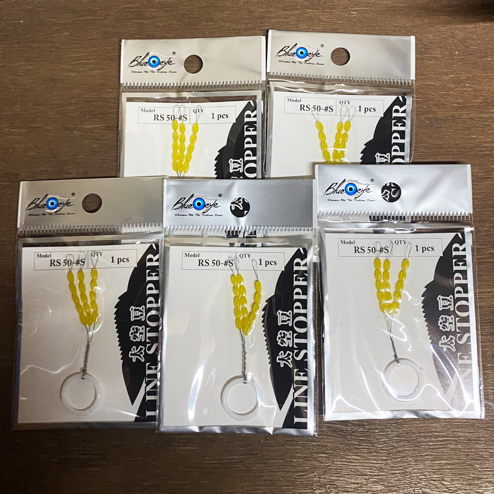 Blue eyes Line Stopper Float Rubber Stopper Fishing Bobber Space Beans ...