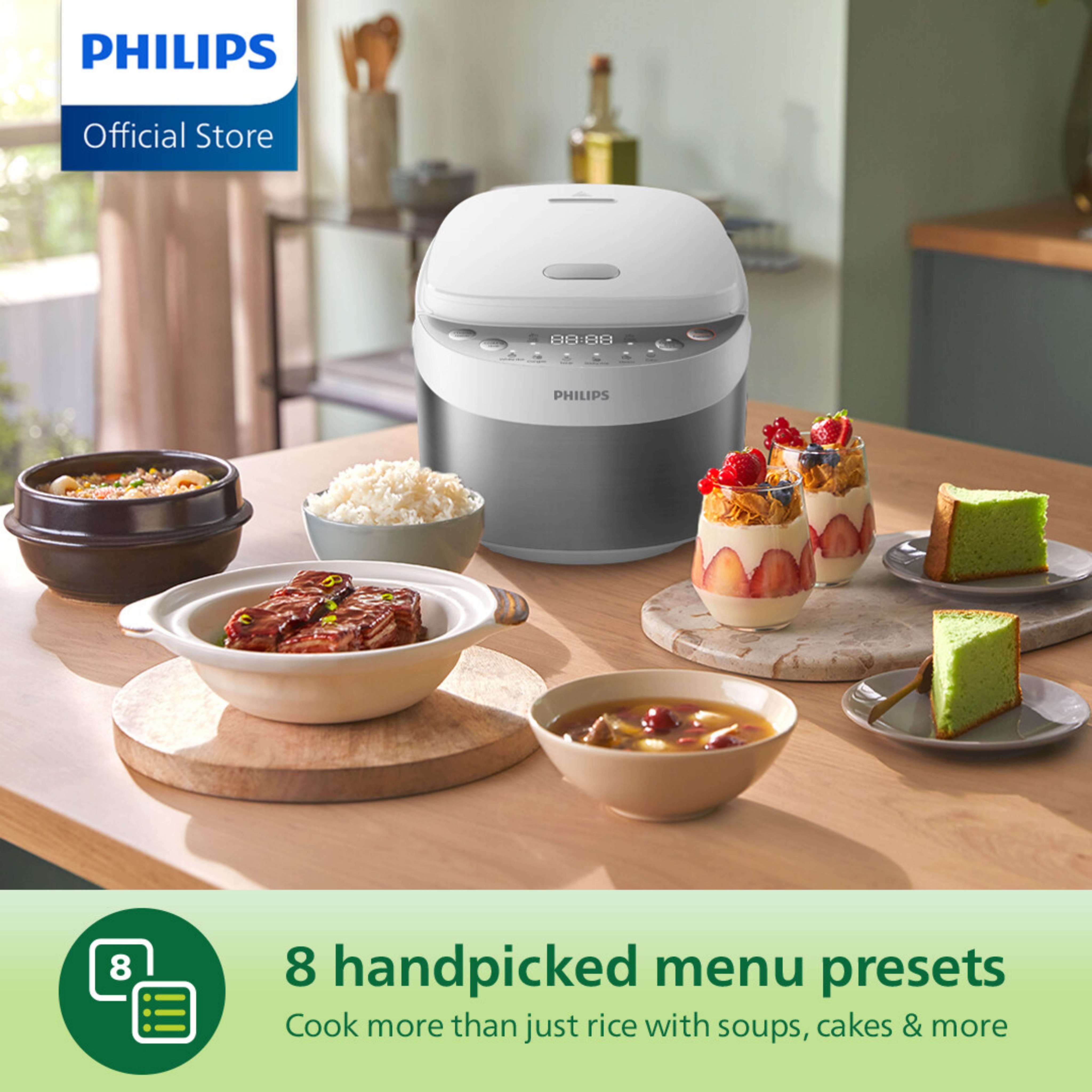 [ FREE SHIPPING ] Philips 3000 Series Digital Mini Rice Cooker (0.85L ...